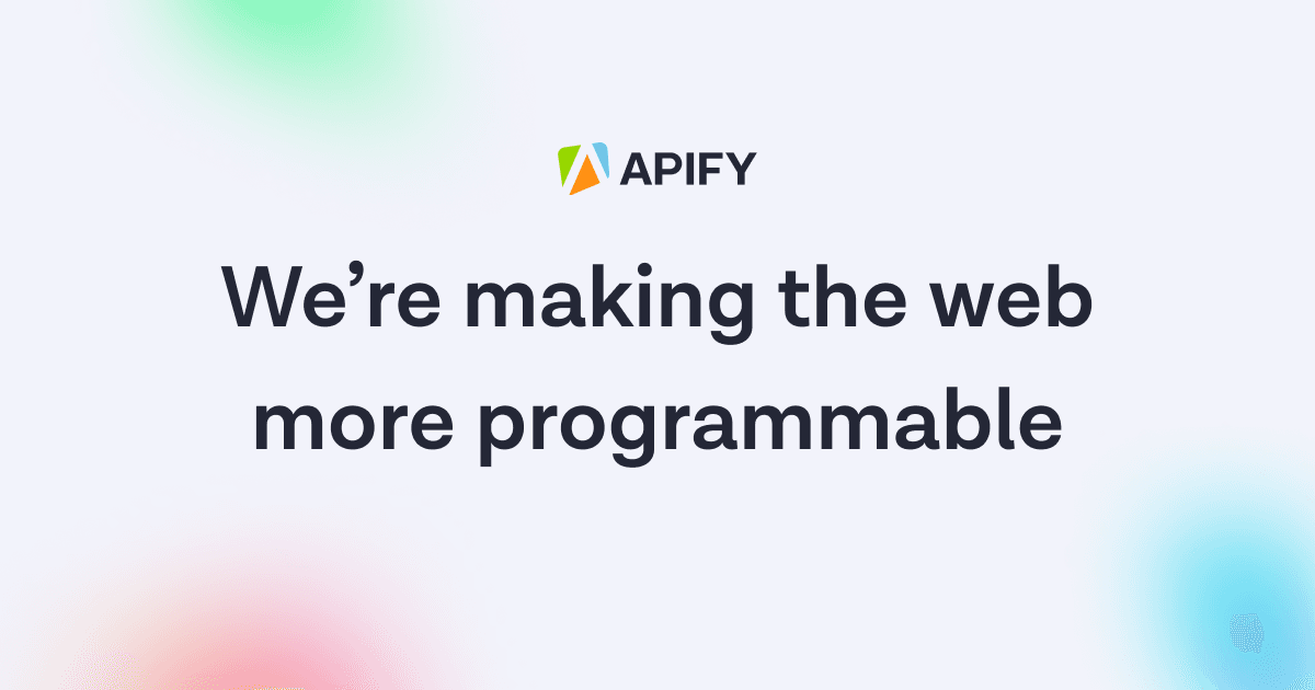Best Octoparse alternative = Apify