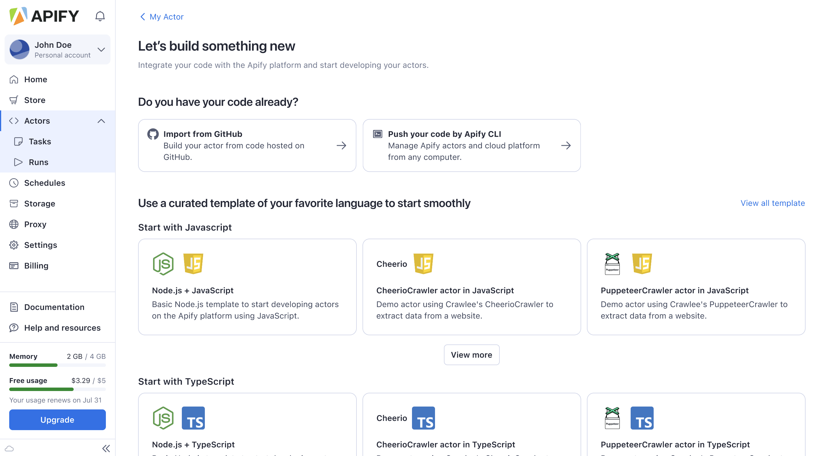 A better way to create actors