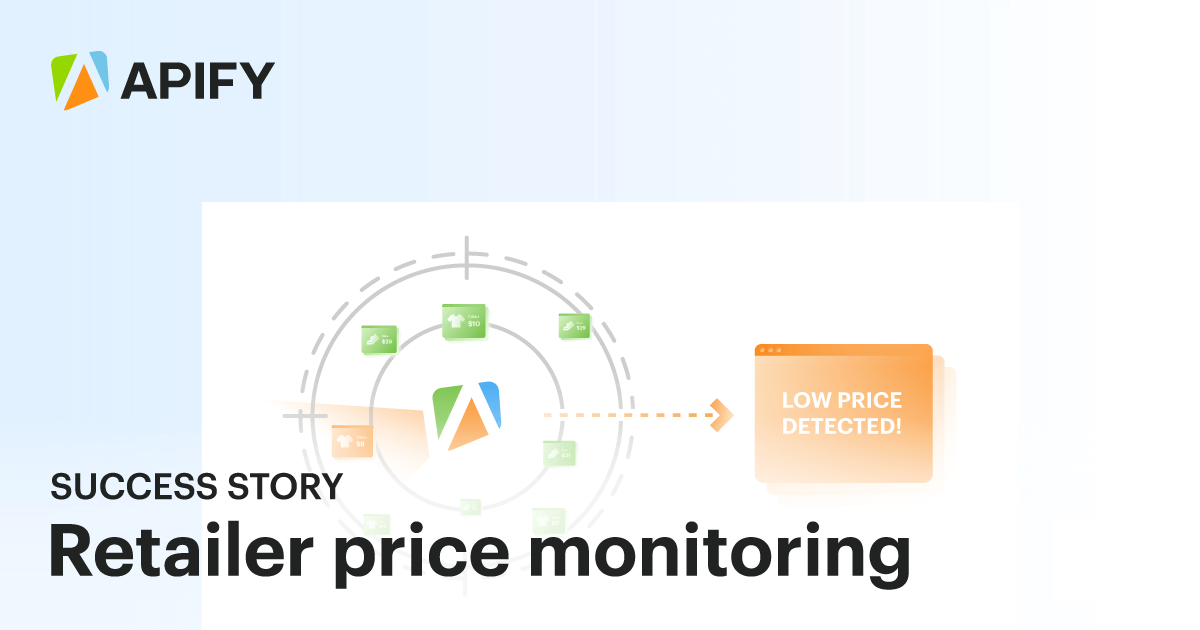 Retailer price monitoring